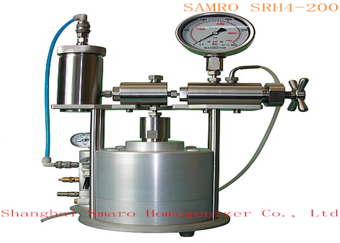 Compressed Gas Drive Mode Lab Homogenizer Max Pressure Can Be 2000 Bar