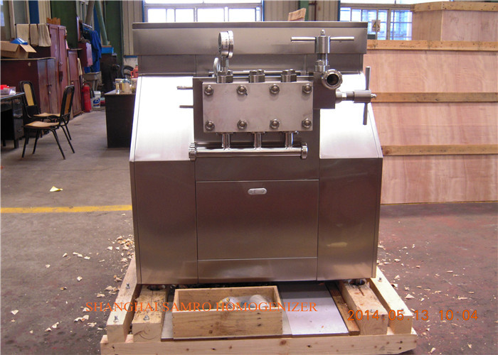 High Efficiency UHT Plant Two Stage Homogenizer , Milk Homogenization ...