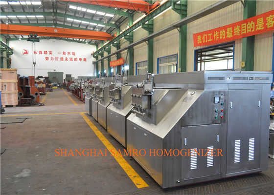 Large Capacity Two Stage Homogenizer Milk Pasteurizer And Homogenizer