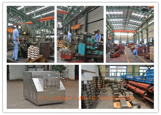 Industrial Dairy Homogenizing Machine Two Stage Homogenization Process ...