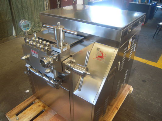 Stainless Steel 3 Plungers Two Stage Homogenizer 1000L/H